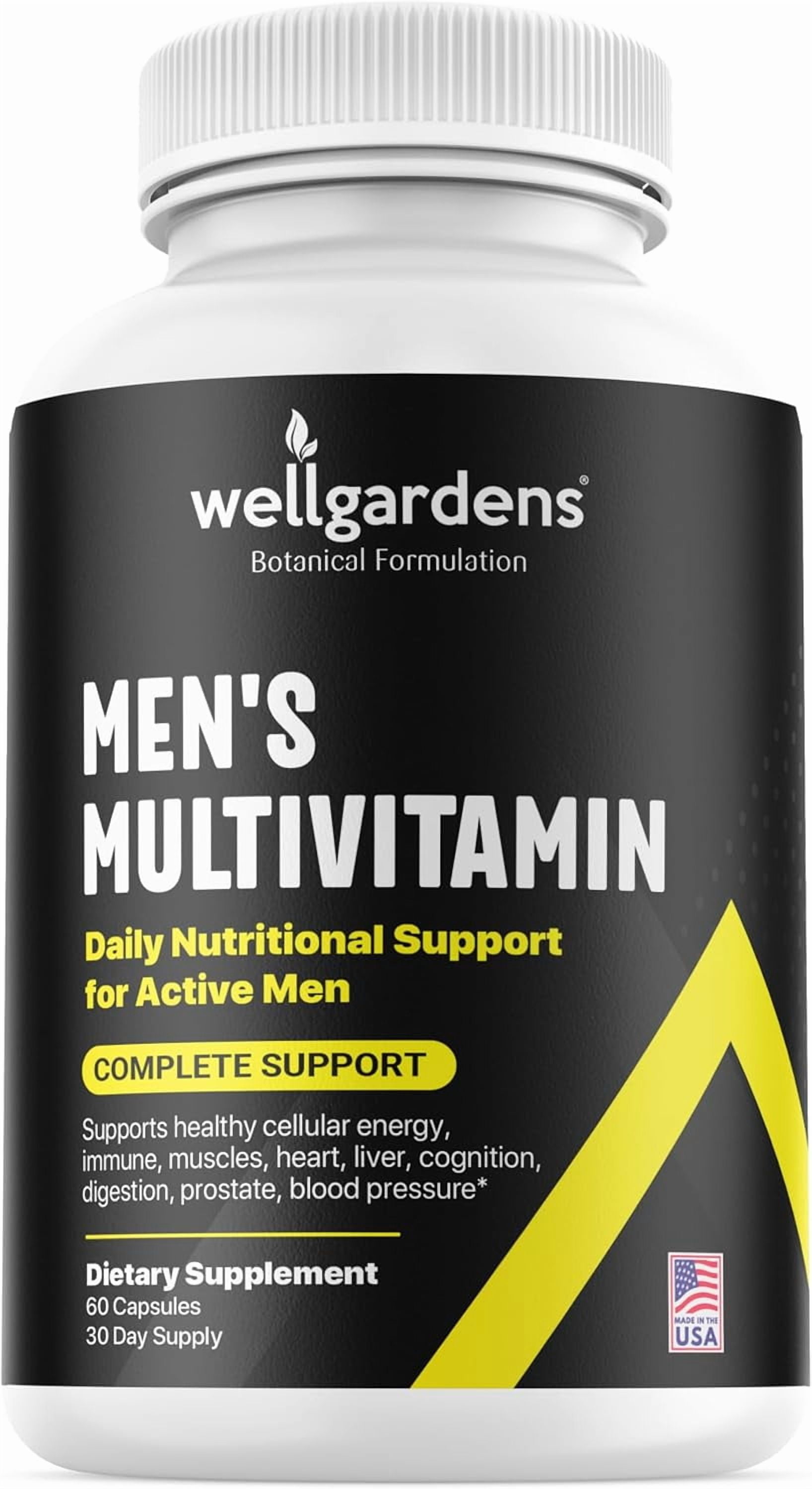 Men’s Daily Multivitamin Supplement – Multimineral Formula - Vitamin A ...