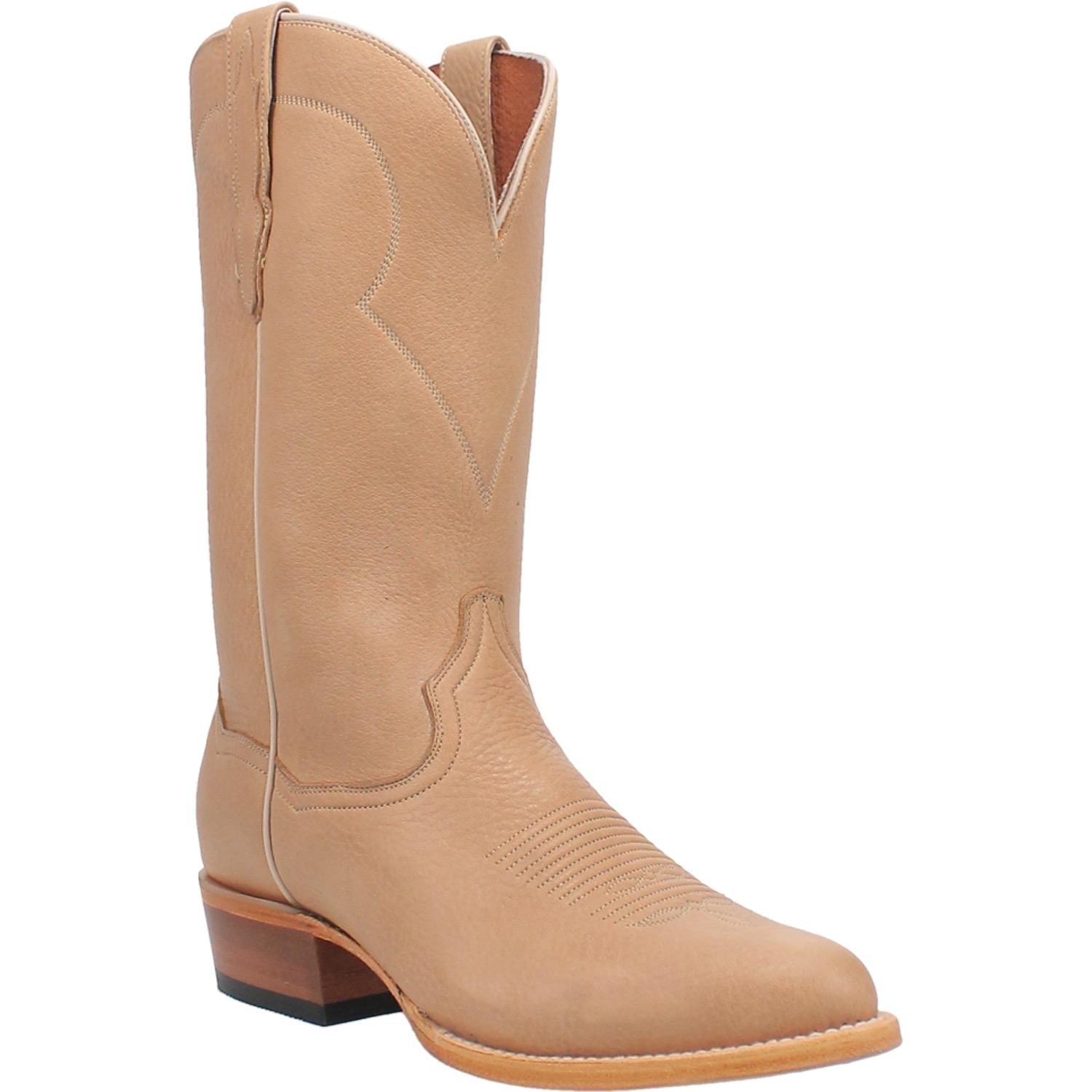 Men's Dan Post Pike Leather Boots Handcrafted Natural - Walmart.com