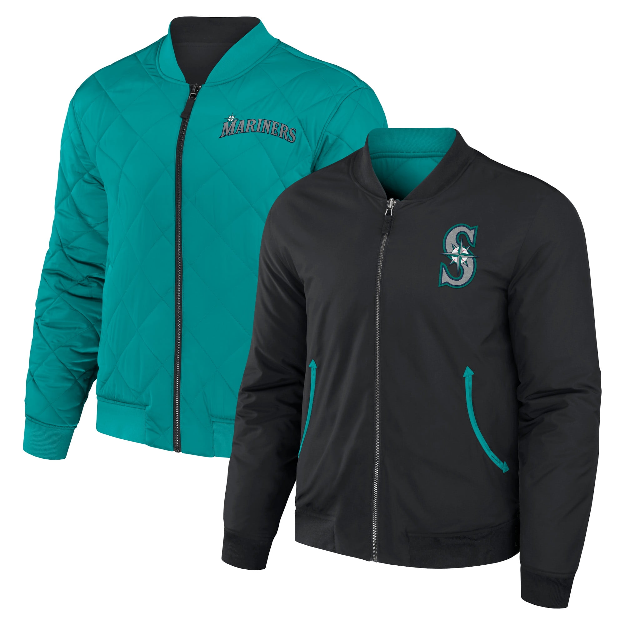 Men's Darius Rucker Collection by Fanatics Black/Aqua Seattle Mariners ...