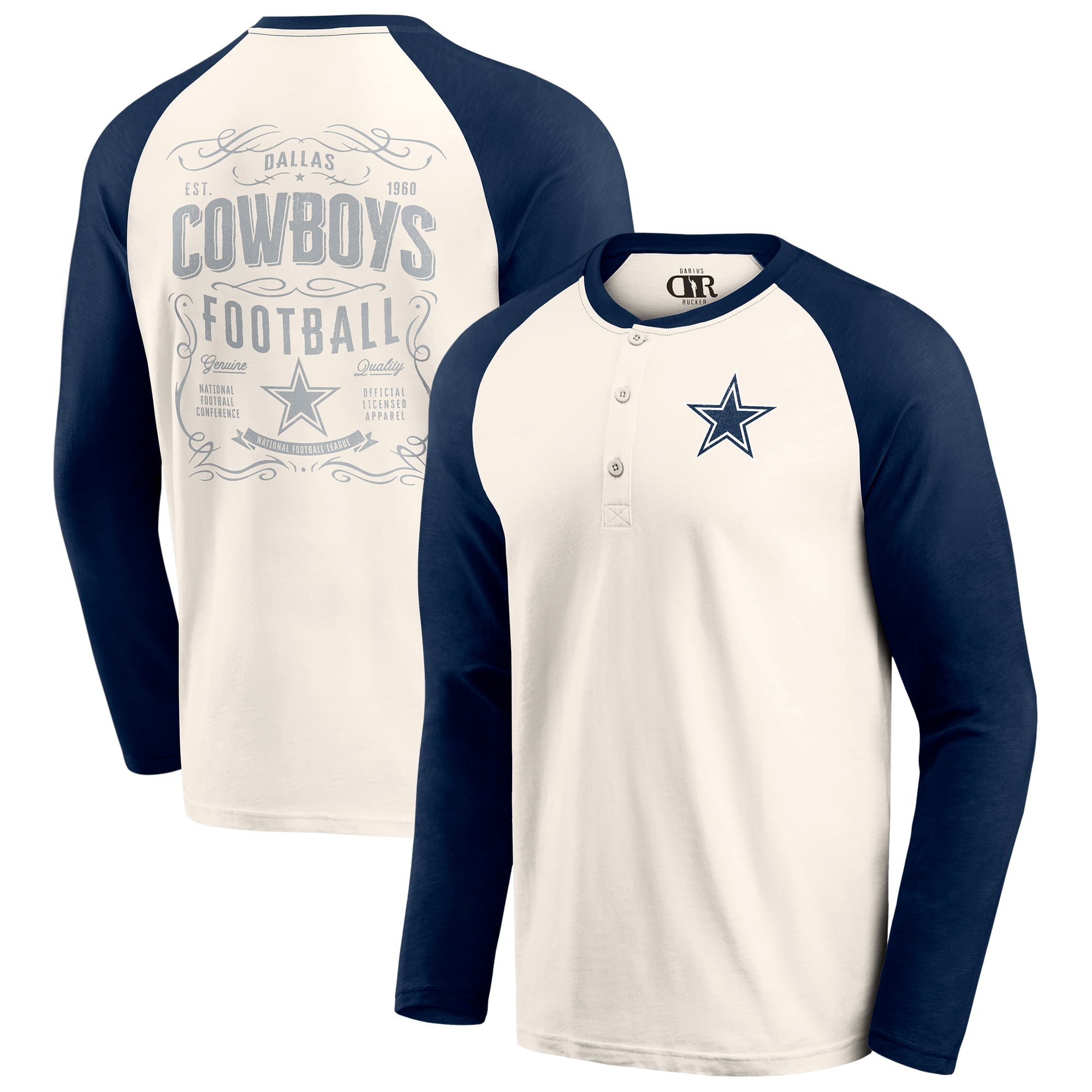 Men's Darius Rucker Collection by Fanatics White/Navy Dallas Cowboys ...