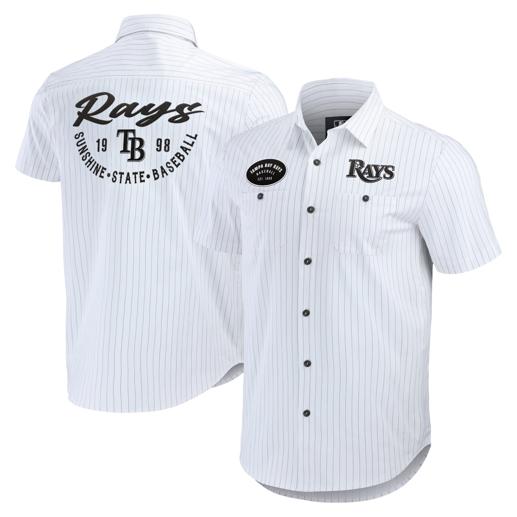 Men's Darius Rucker Collection by Fanatics White Tampa Bay Rays Pin ...