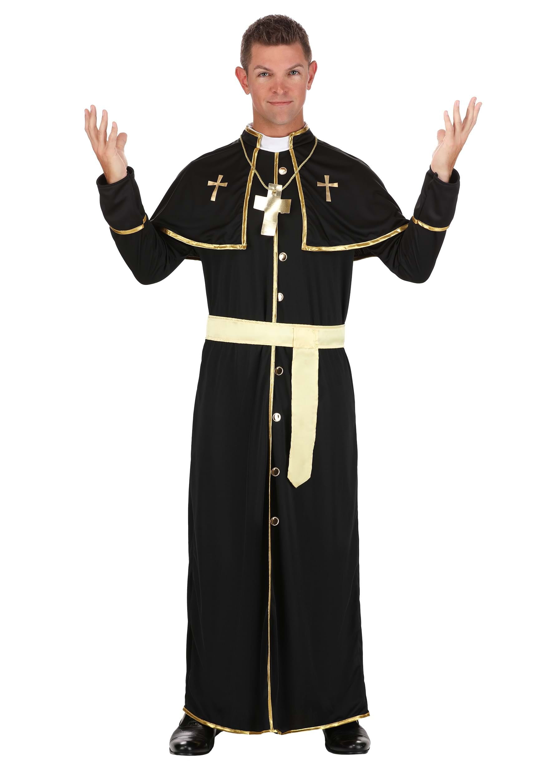 Men's Deluxe Priest Costume - Walmart.com