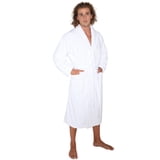 Men's Deluxe Turkish Cotton Terry Cloth Bathrobe, Thick Hotel Style ...