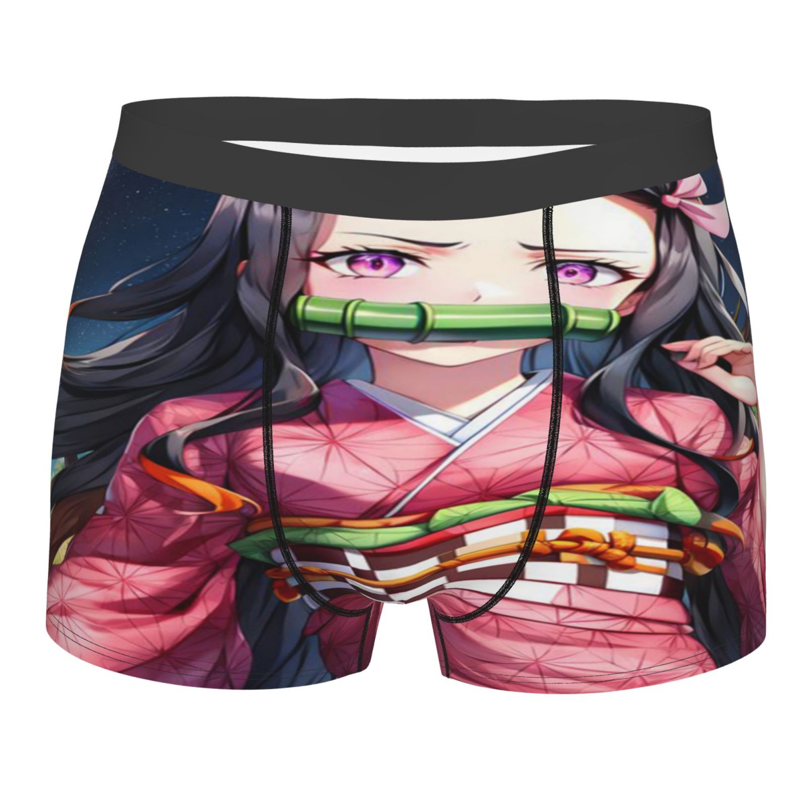 Men's Demon Slayer Nezuko Boxer Briefs Underwear Shorts Underpants ...