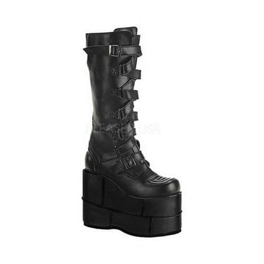 Men's Demonia Bolt 425 Knee High Combat Boot - Walmart.com