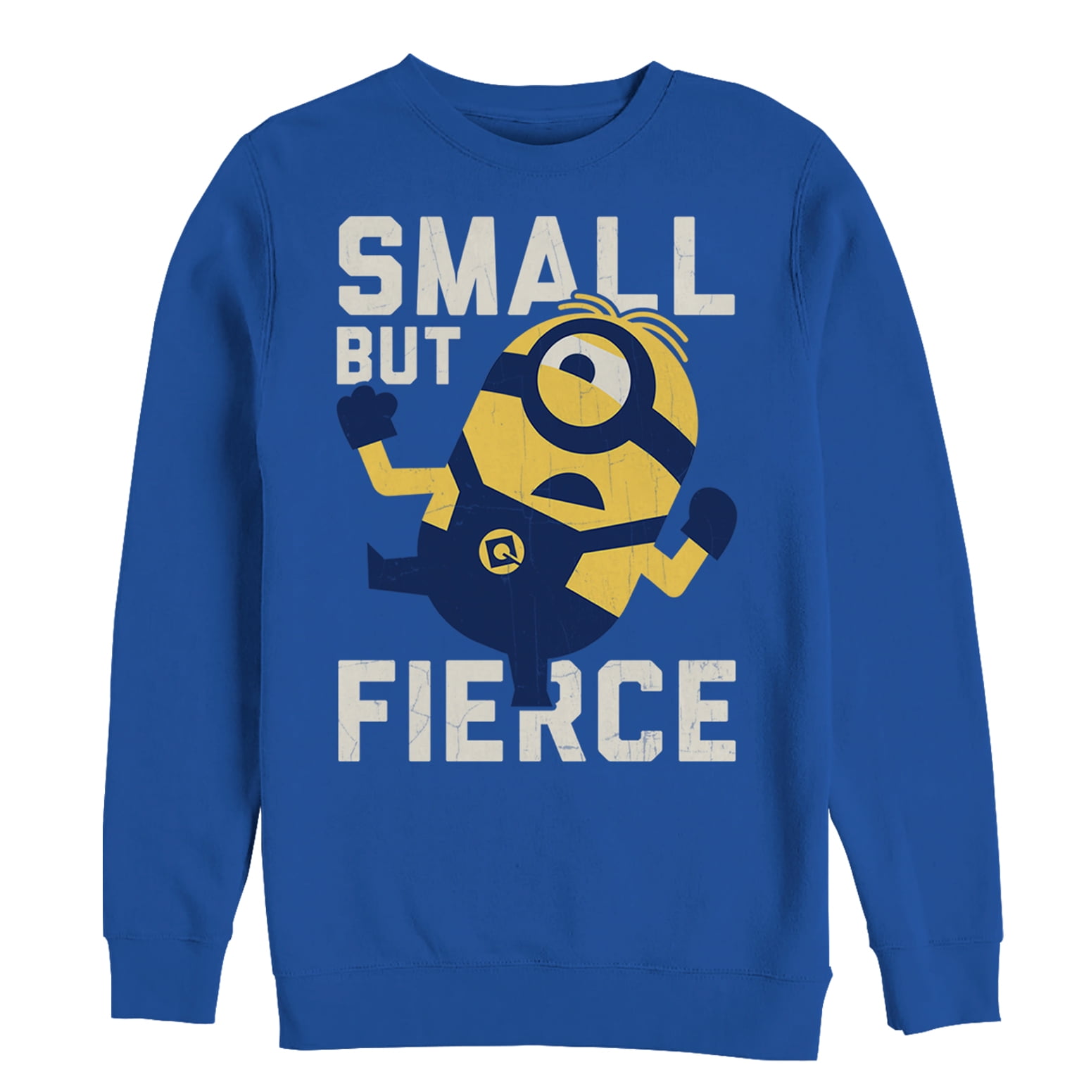 Men's Despicable Me 3 Minion Small But Fierce Sweatshirt Royal Blue ...