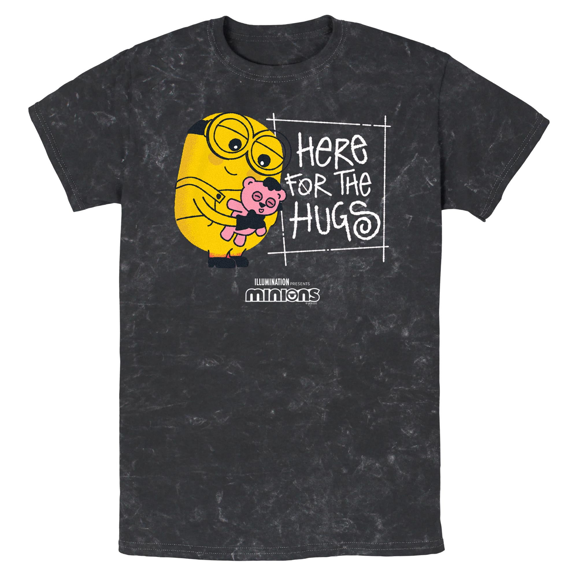 Men's Despicable Me Bob the Minion Hugs Graphic T-Shirt - Walmart.com