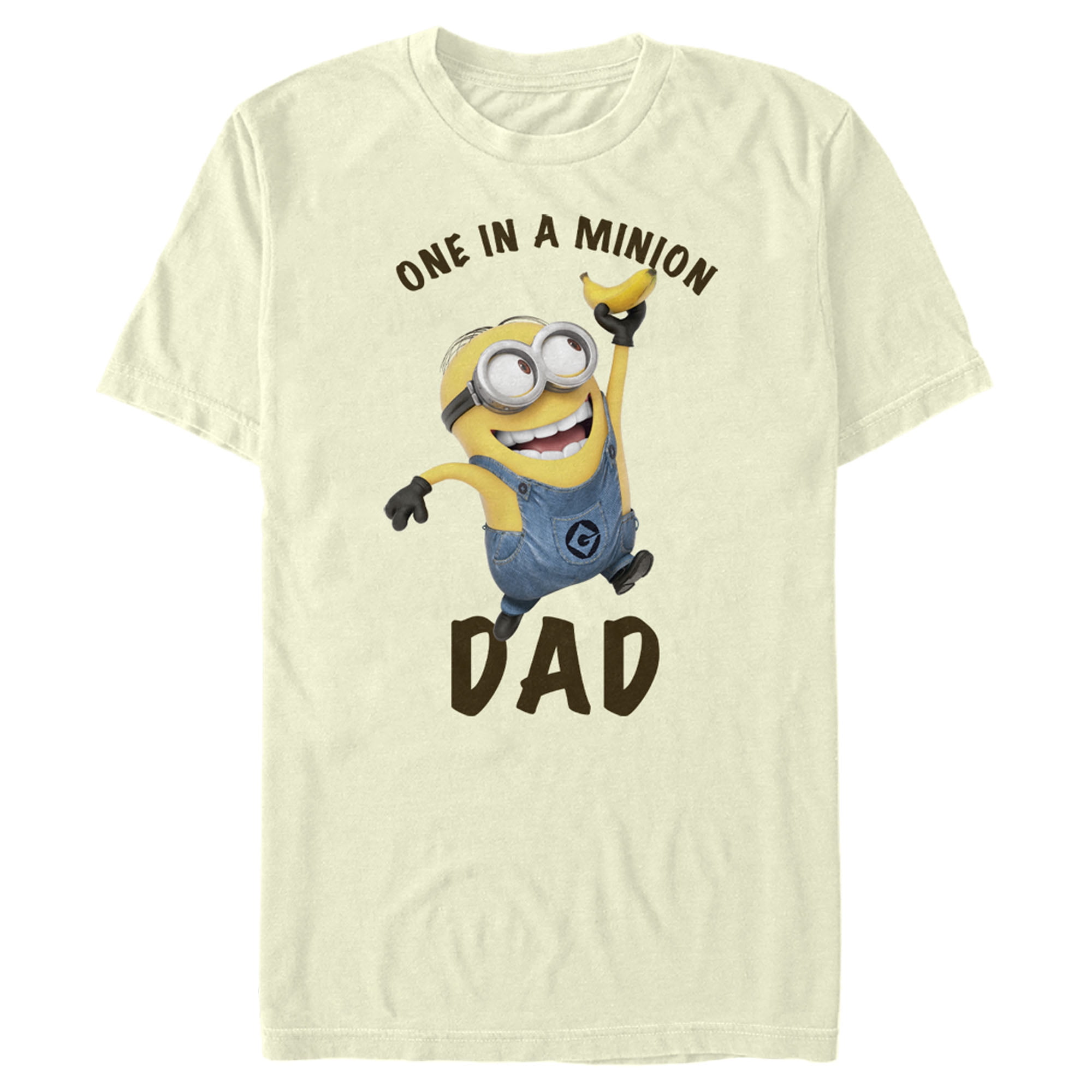 Men's Despicable Me Father's Day One in a Minion Dad Graphic Tee Beige ...