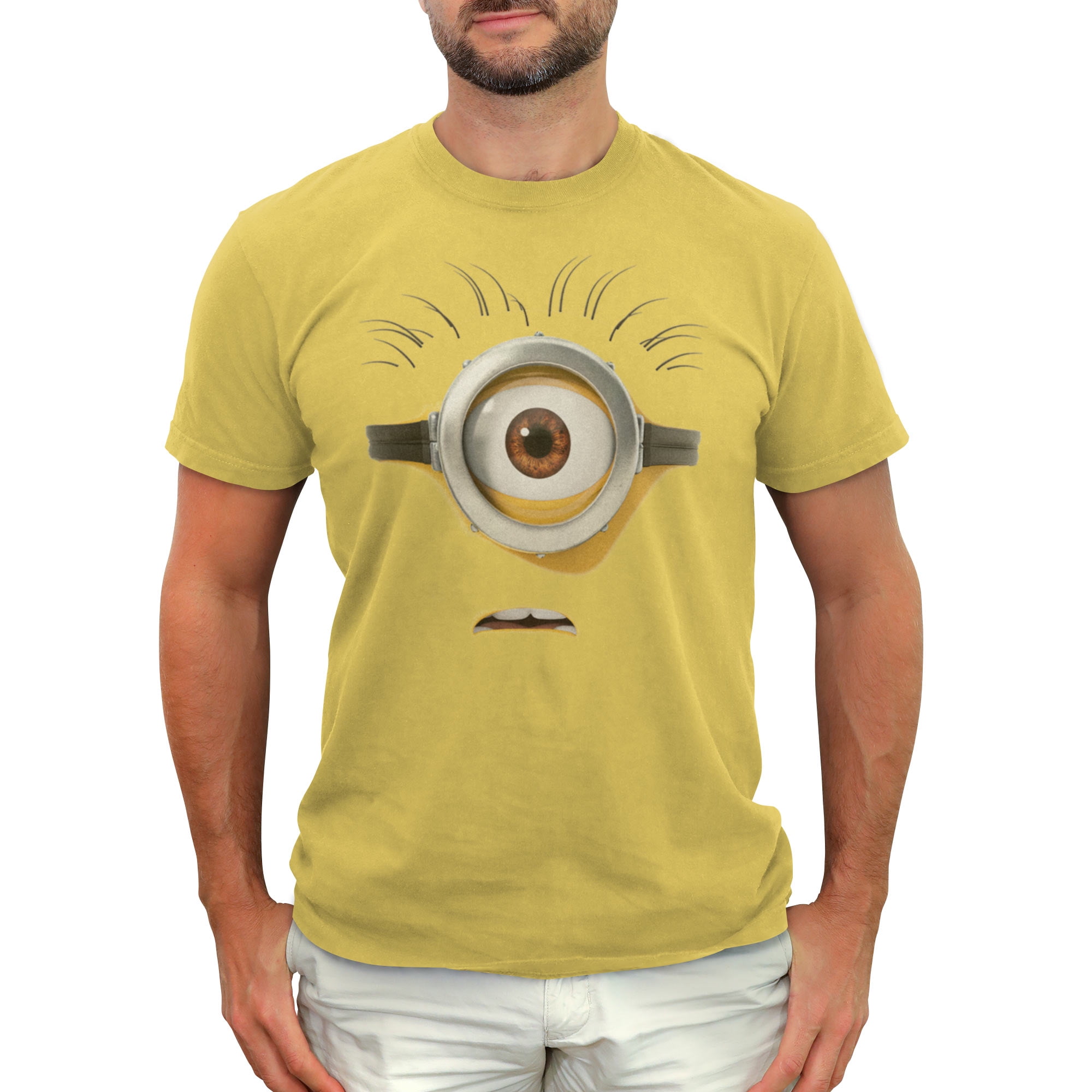 Despicable Me Men's Minion Graphic Tee, Gru's Sidekick, Banana Design ...