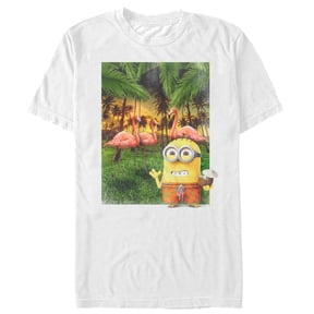 Men's Despicable Me One in Minion Graphic Tee Black Large - Walmart.com