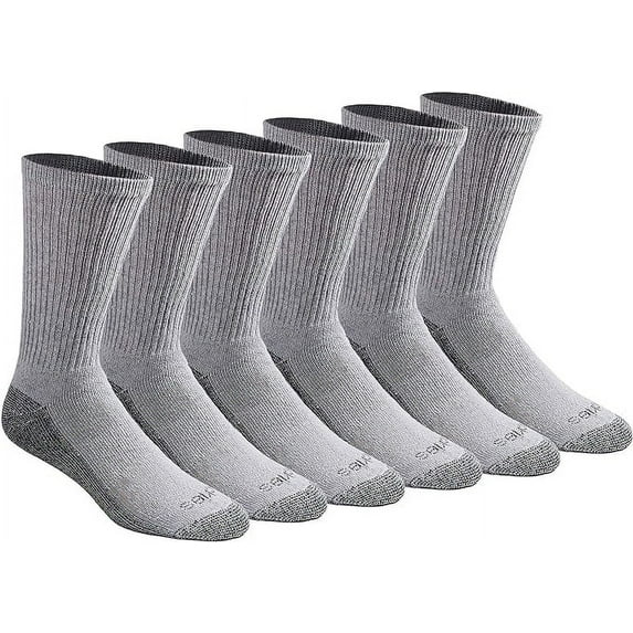 Men's Dickies 6-pack Dri-Tech Comfort Moisture-Control Crew Socks Color ...