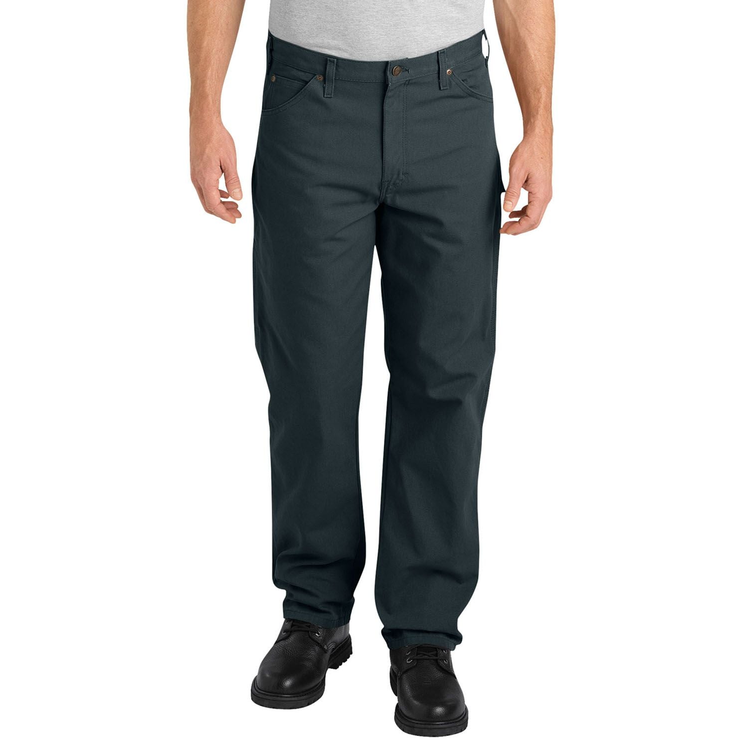 Men's Dickies Relaxed Fit Duck Jeans Color: Rinsed Slate Size: 44X30 - Walmart.com