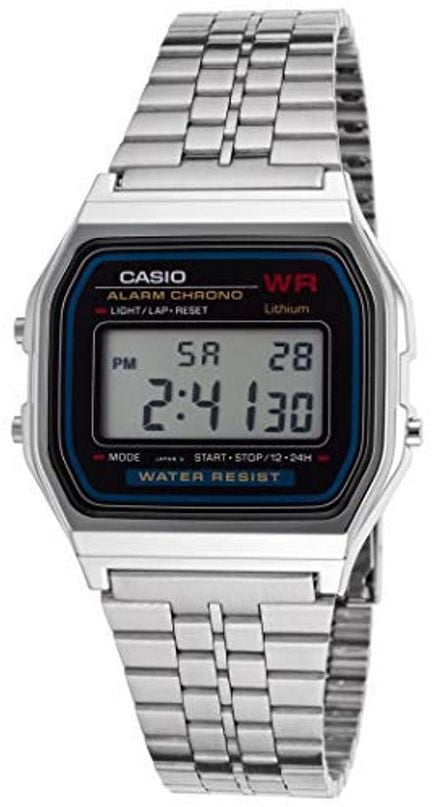 Casio Men's Stainless Steel Digital Watch, Alarm, Date, Stopwatch ...