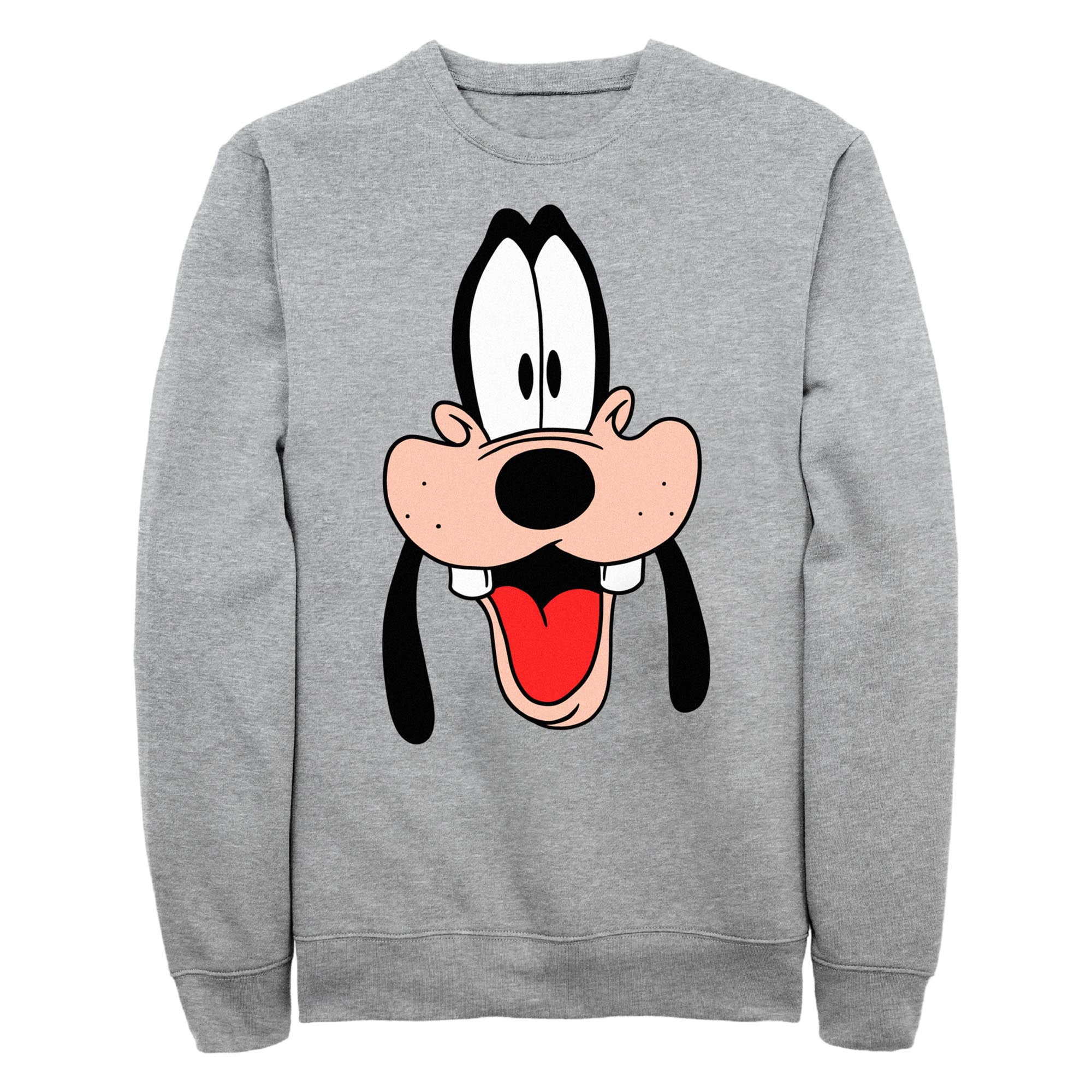 Men's Disney A Goofy Movie Goofy Big Face Sweatshirt Color: Athletic ...