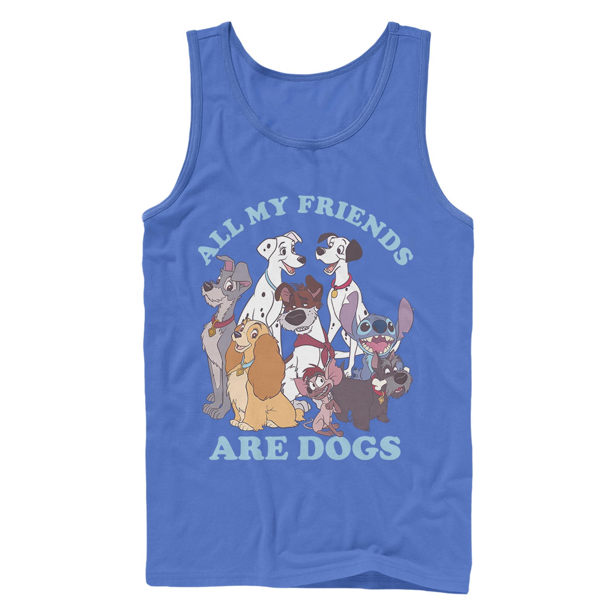 Men's Disney All My Friends Are Dogs Tank Top - Walmart.com