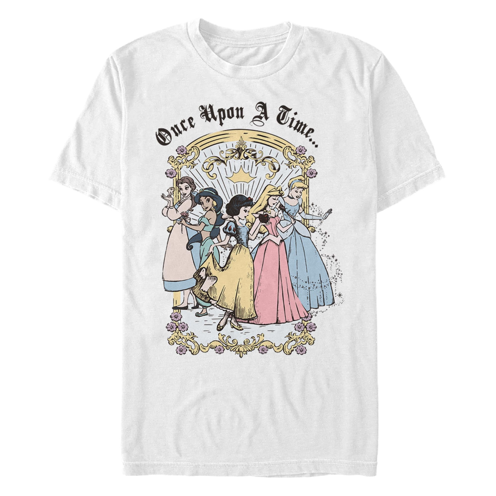 Men's Disney Classic Once Upon a Time Graphic T-Shirt - Walmart.com