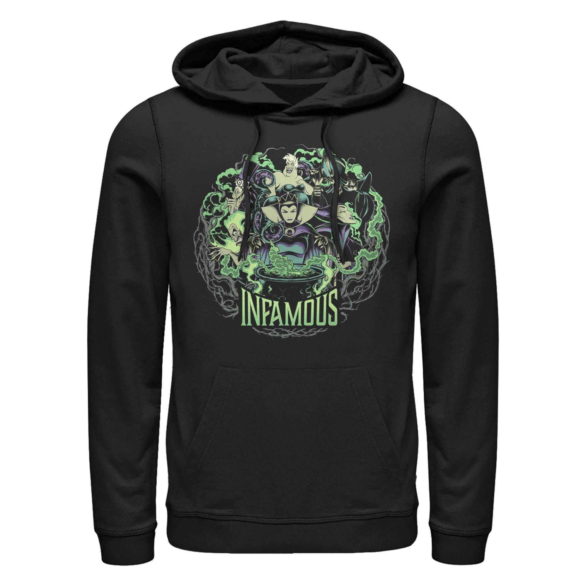Men's Disney Infamous Evil Villain Potion Pull Over Hoodie - Walmart.com