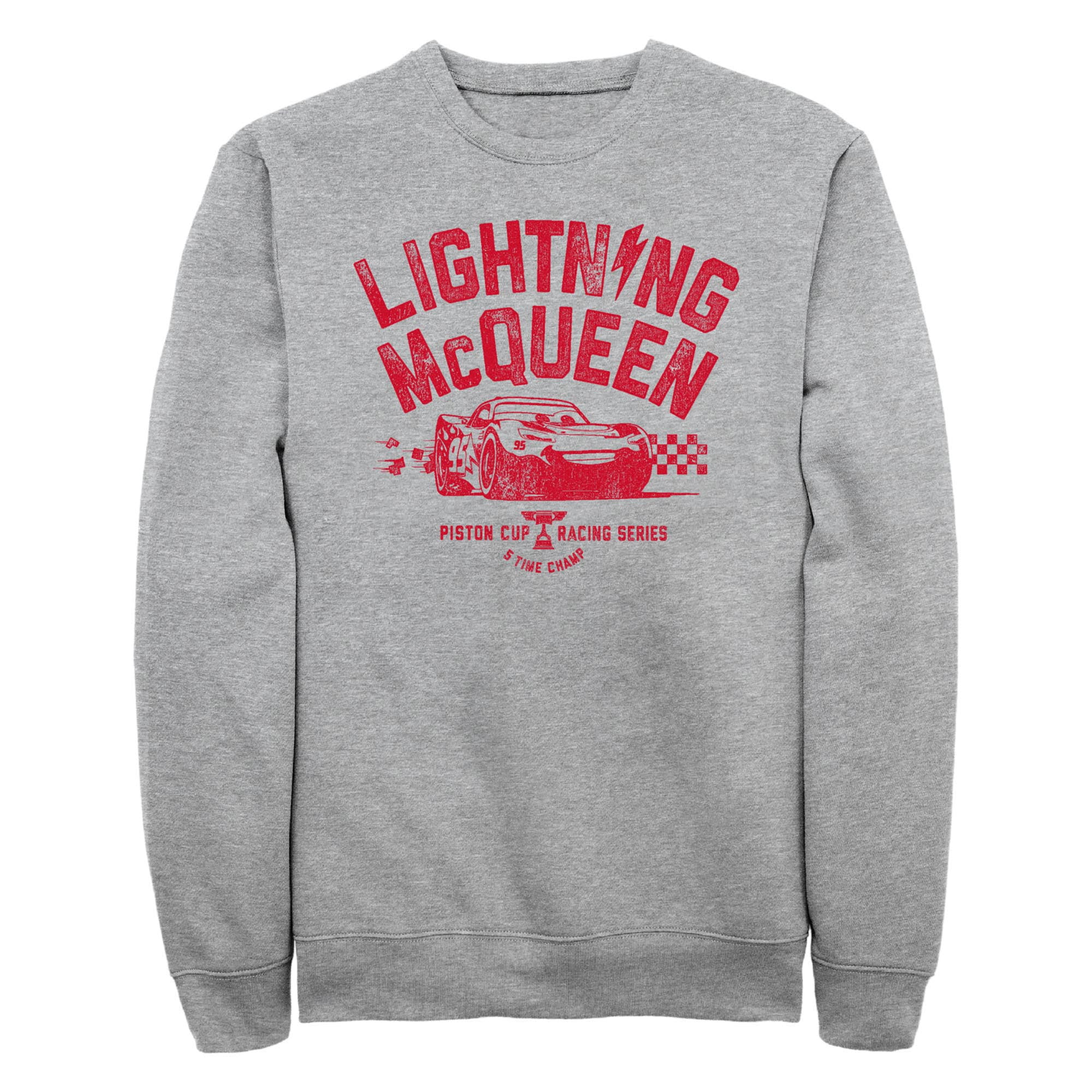 Men's Disney / Pixar Cars 3 Lightning McQueen Racing Sweatshirt Color ...