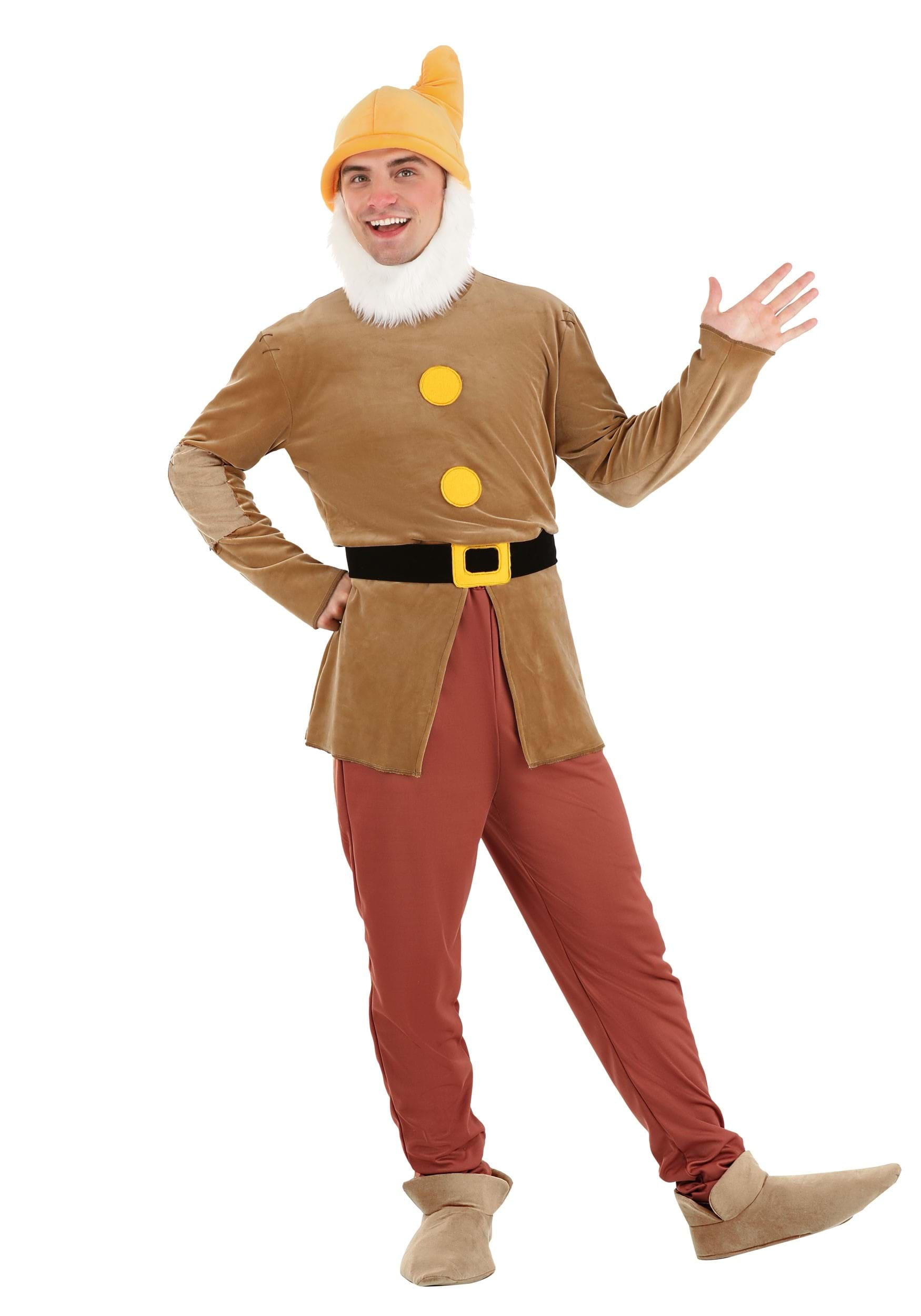 Men's Disney Snow White Sneezy Dwarf Costume - Walmart.com