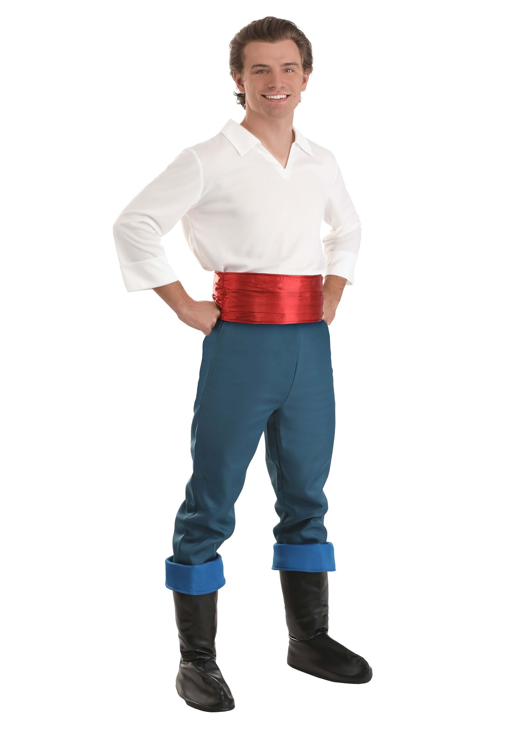Men's Disney The Little Mermaid Prince Eric Costume - Walmart.com