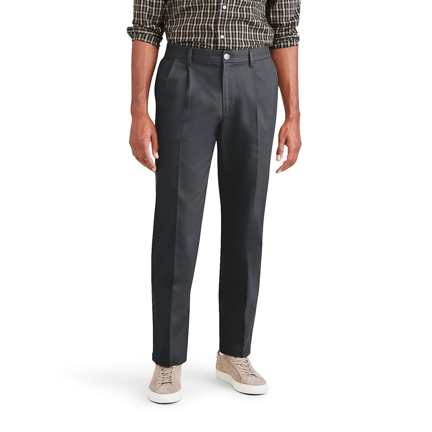 Men's Dockers Signature Iron Free Stain Defender Classic-Fit Khaki ...