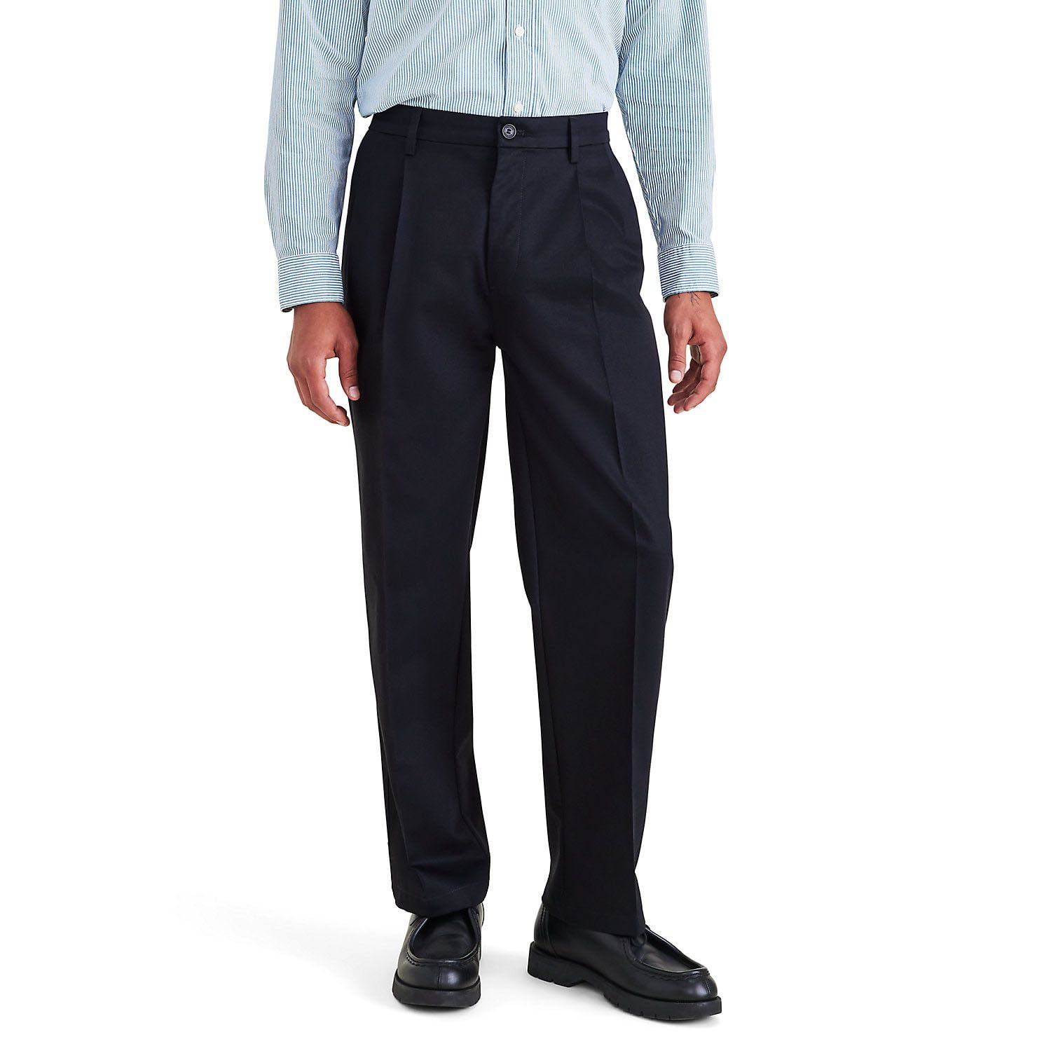 Men's Dockers Signature Iron Free Stain Defender Relaxed-Fit Khaki ...