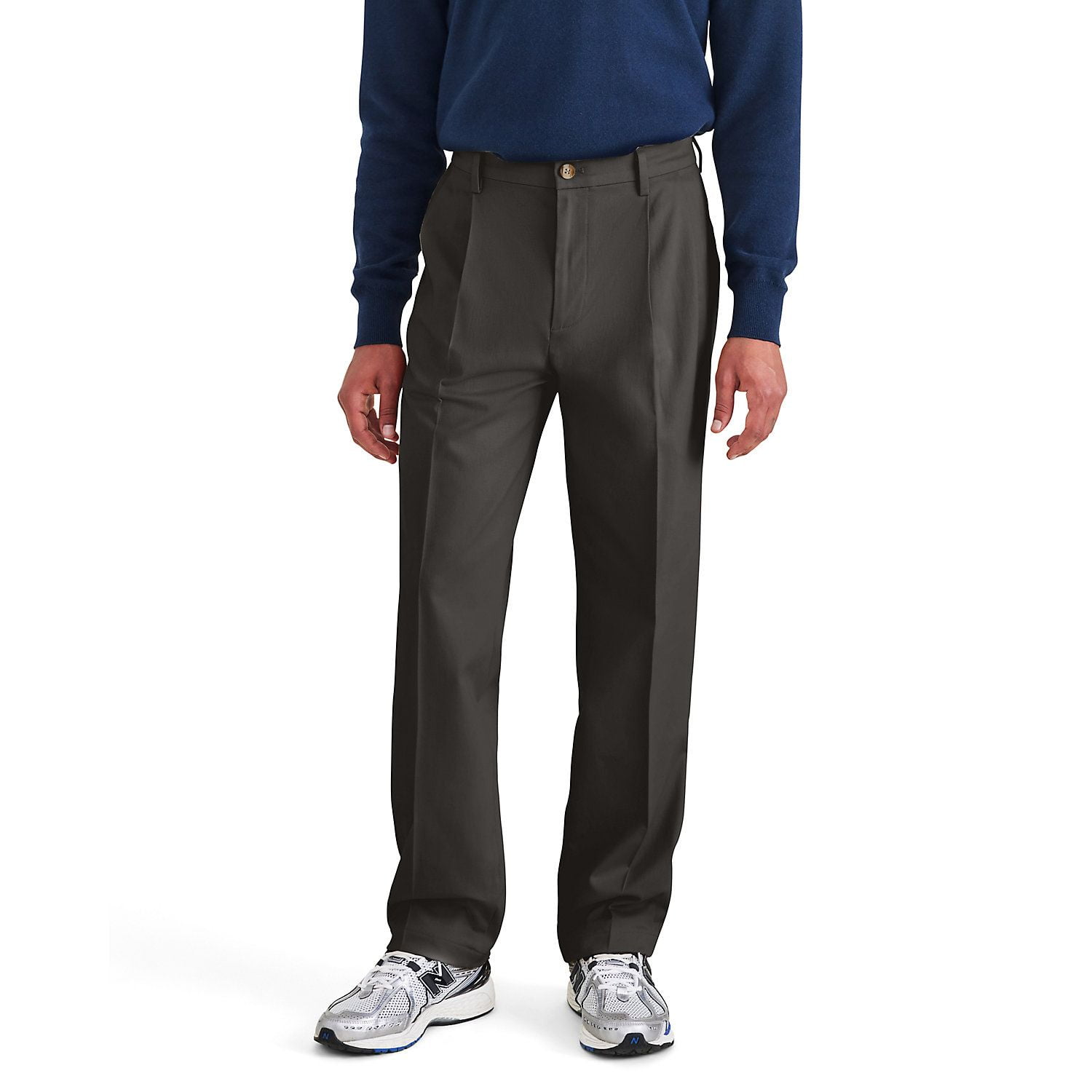 Men's Dockers Signature Iron Free Stain Defender Relaxed-Fit Khaki ...