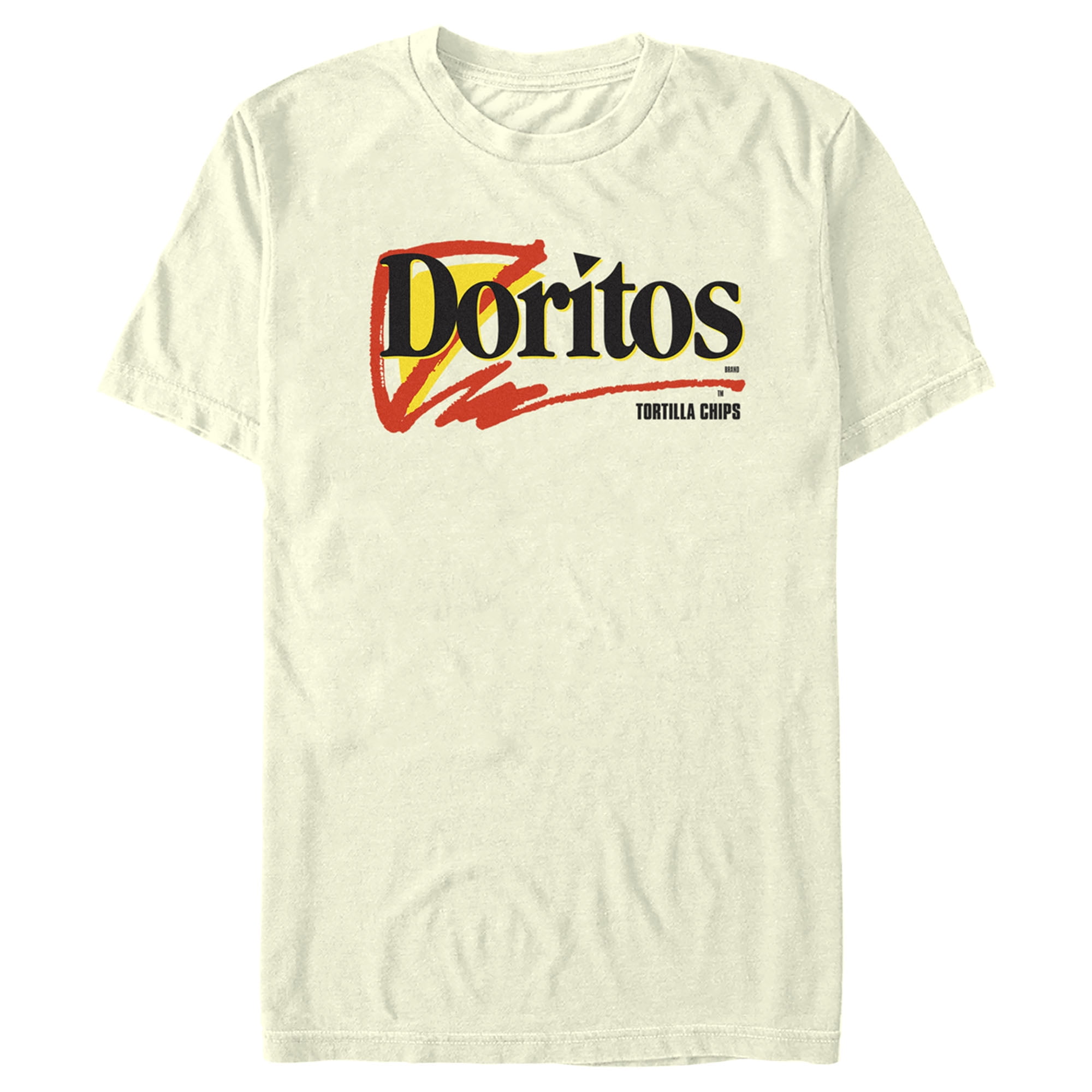 Men's Doritos 90s Logo Graphic Tee Beige Small - Walmart.com