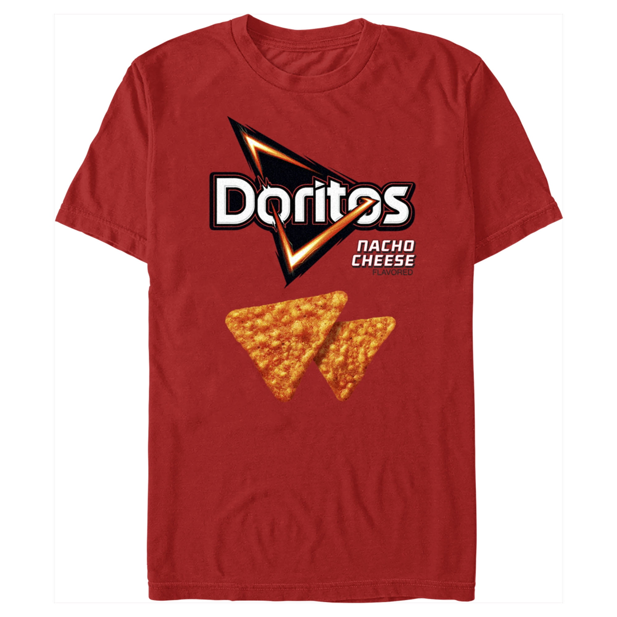 Men's Doritos Nacho Cheese Logo Graphic Tee Red X Large - Walmart.com