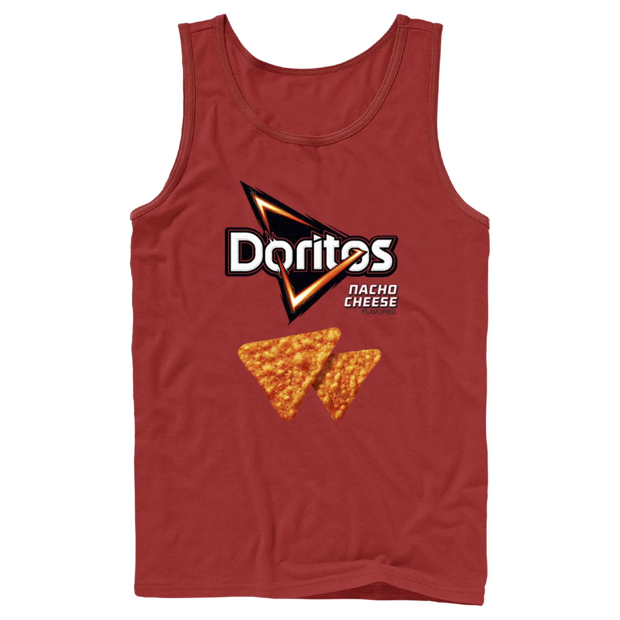 Men's Doritos Nacho Cheese Logo Tank Top Red Medium - Walmart.com