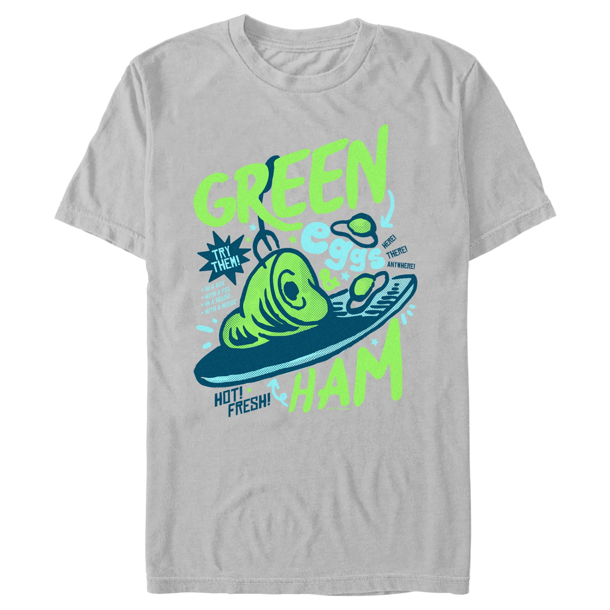 Men's Dr. Seuss Green Eggs & Ham Poster Graphic T-Shirt - Walmart.com
