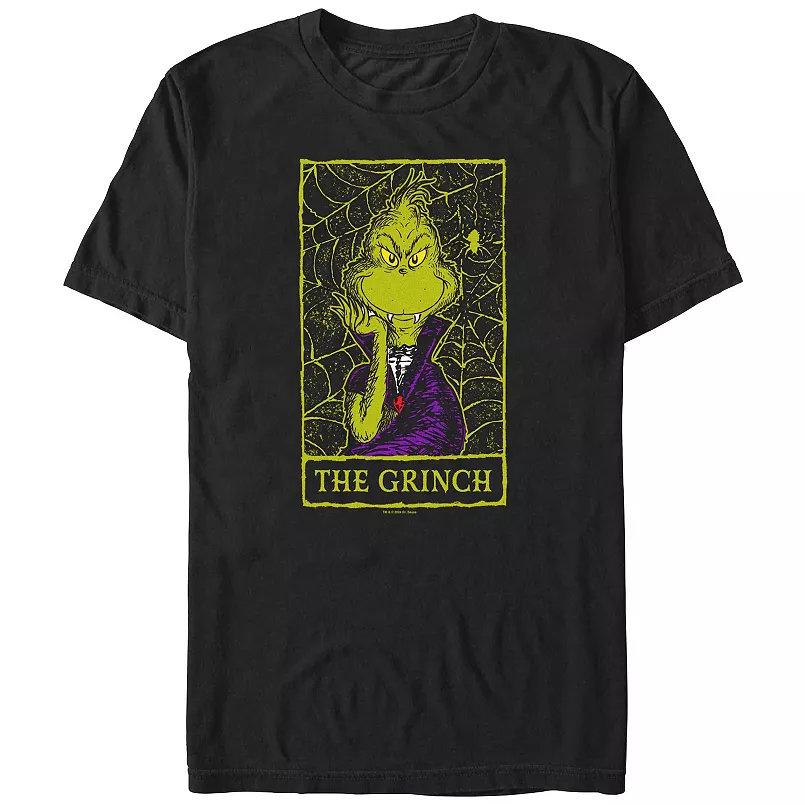 Men's Dr. Seuss The Grinch Card Graphic Tee - Walmart.com