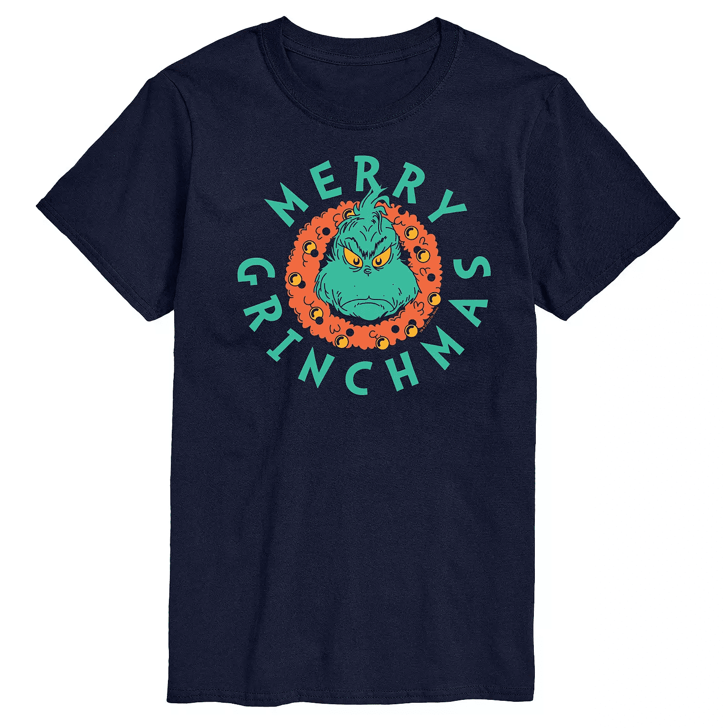 Men's Dr. Seuss The Grinch Merry Grinchmas Graphic Tee - Walmart.com