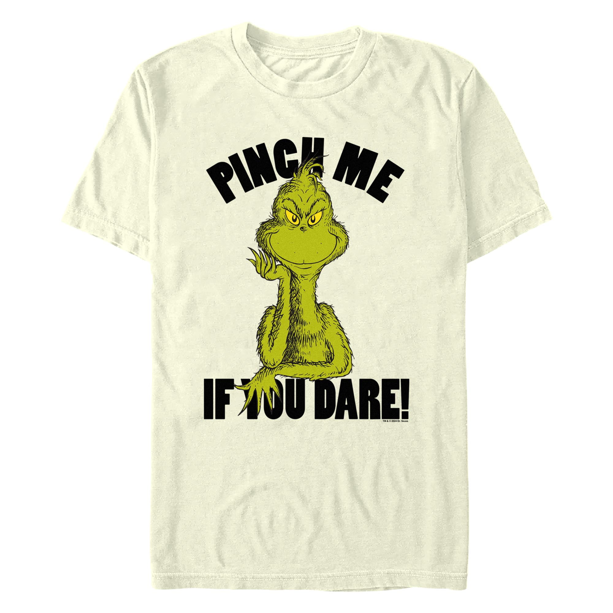 Men's Dr. Seuss The Grinch Pinch Me If You Dare Graphic T-Shirt ...