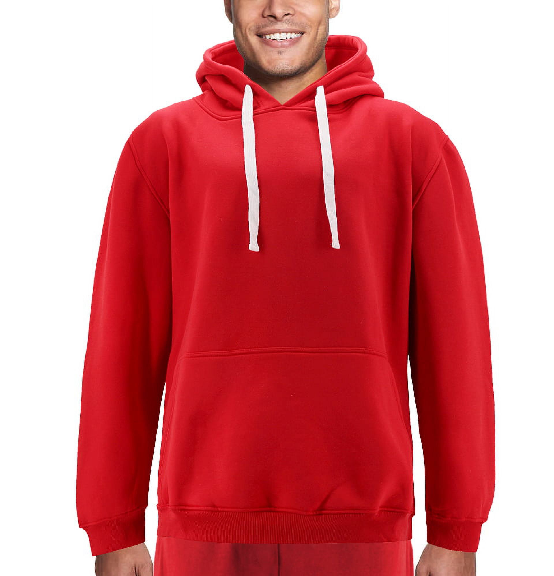 Men's Drawstring Fleece Lined Athletic Sport Fitness Gym Sweater ...