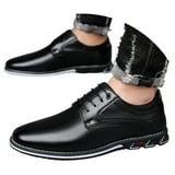 Men's Dress Shoes Classic Fashion Leather Lace up Wingtip Business ...