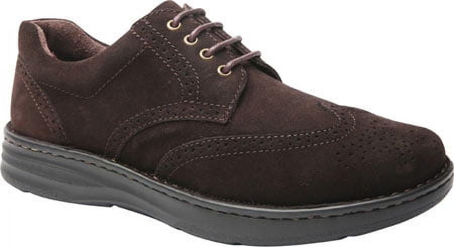 Men's Drew Delaware Wing Tip Brown Suede 8.5 M - Walmart.com