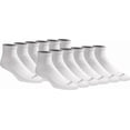 Men's Dri-Tech Moisture Control Quarter Socks, Available in M-XXL (6 ...