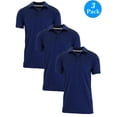Men's Dry Fit Polo Shirt: Regular Fit, Moisture-Wicking, Comfort & Versatility (3-Pack ...