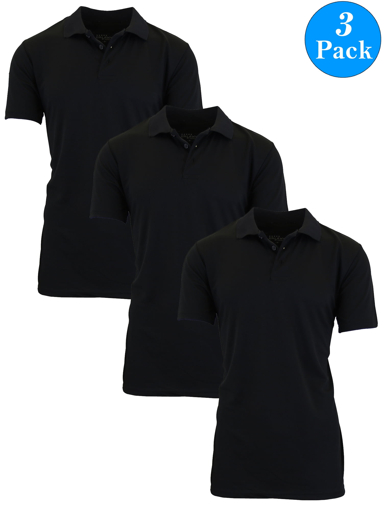 Men's Regular Fit Dry Fit Polo Shirt with Moisture-Wicking Technology ...