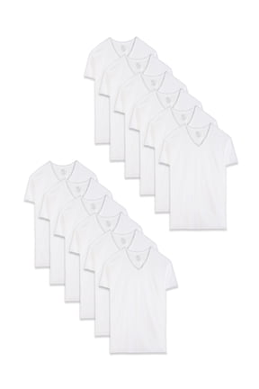 Men's White V Neck T Shirts Collection for Comfortable Style