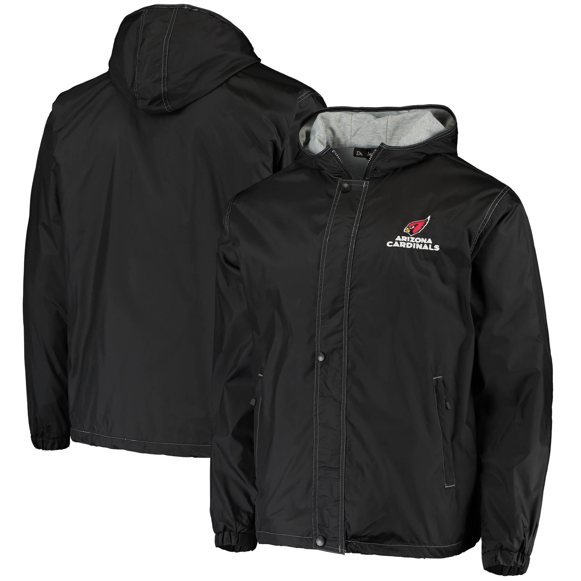 Men's Dunbrooke Black Arizona Cardinals Logo Legacy Stadium Full-Zip ...