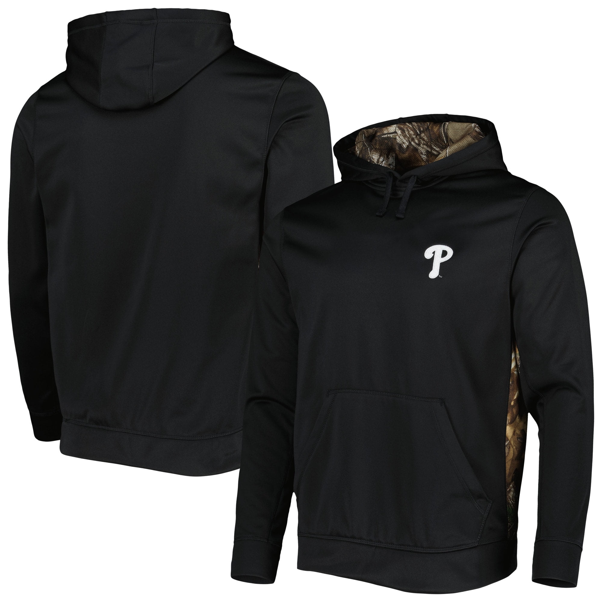 Men's Dunbrooke Black/Camo Philadelphia Phillies Ranger Pullover Hoodie ...