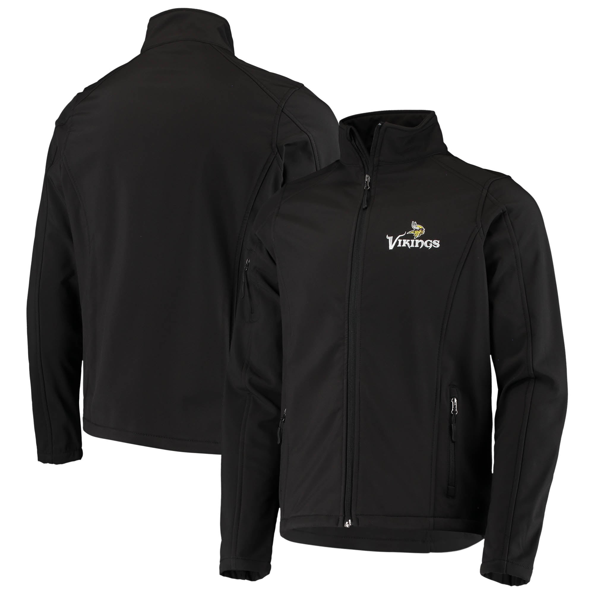 Men's Dunbrooke Black Minnesota Vikings Sonoma Softshell Full-Zip ...