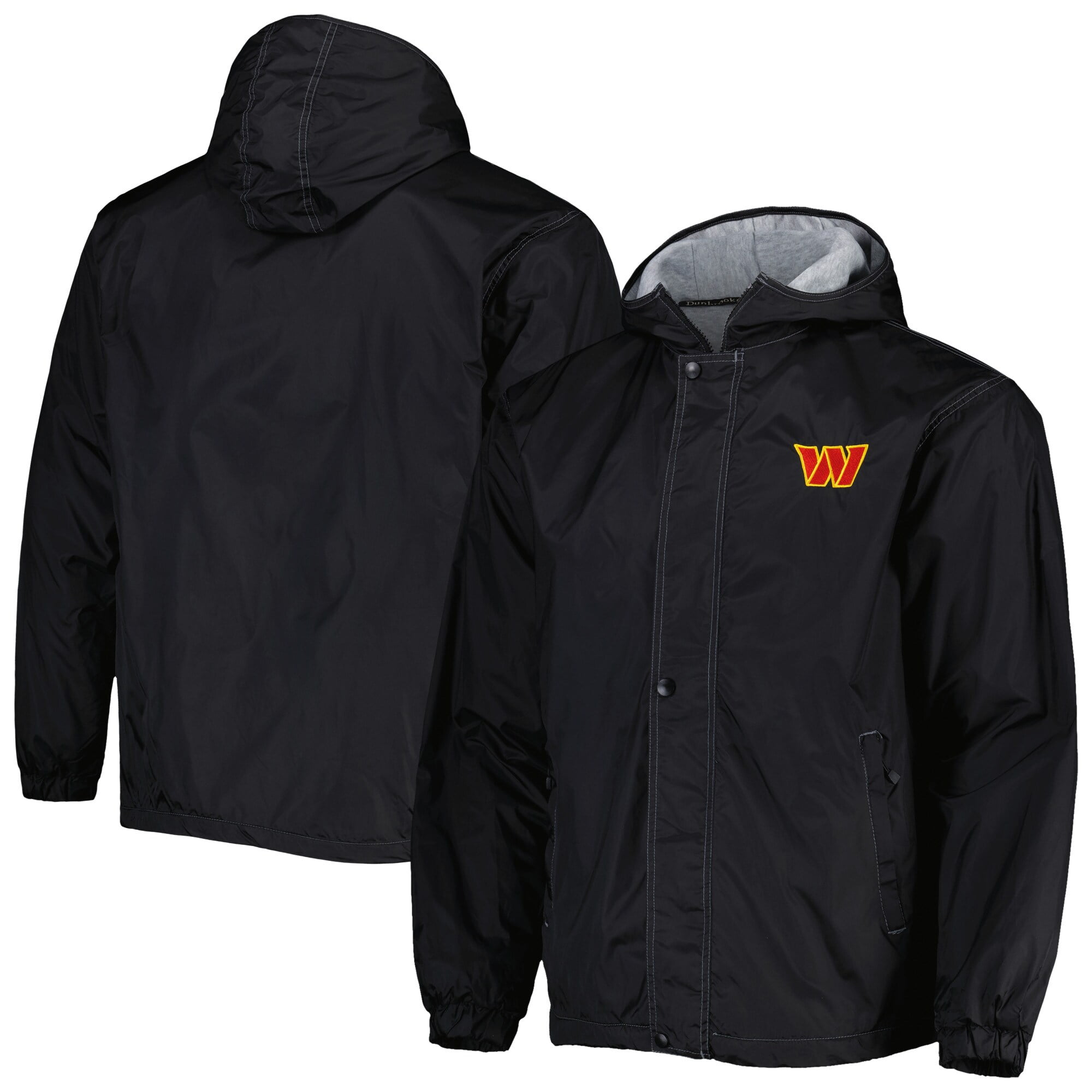 Men's Dunbrooke Black Washington Commanders Legacy Stadium Full-Zip ...