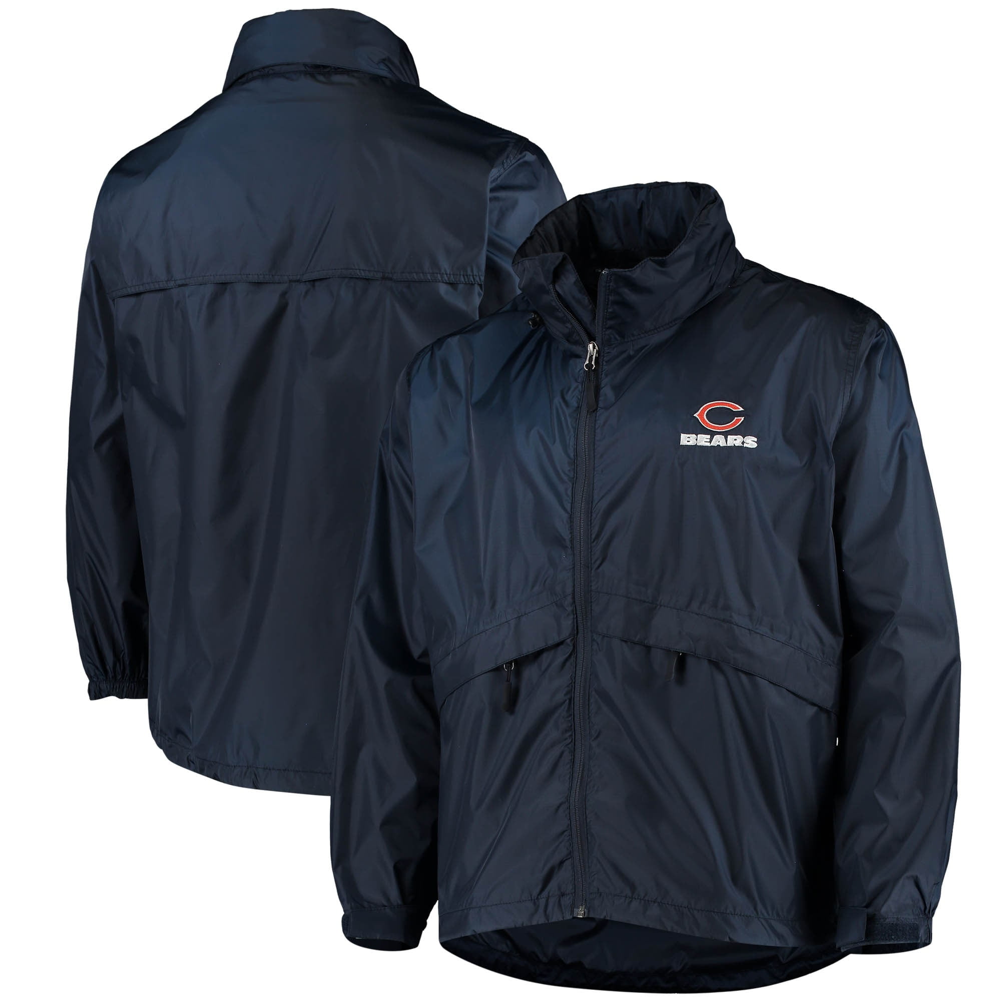 Men's Dunbrooke Navy Chicago Bears Circle Sportsman Waterproof Packable ...