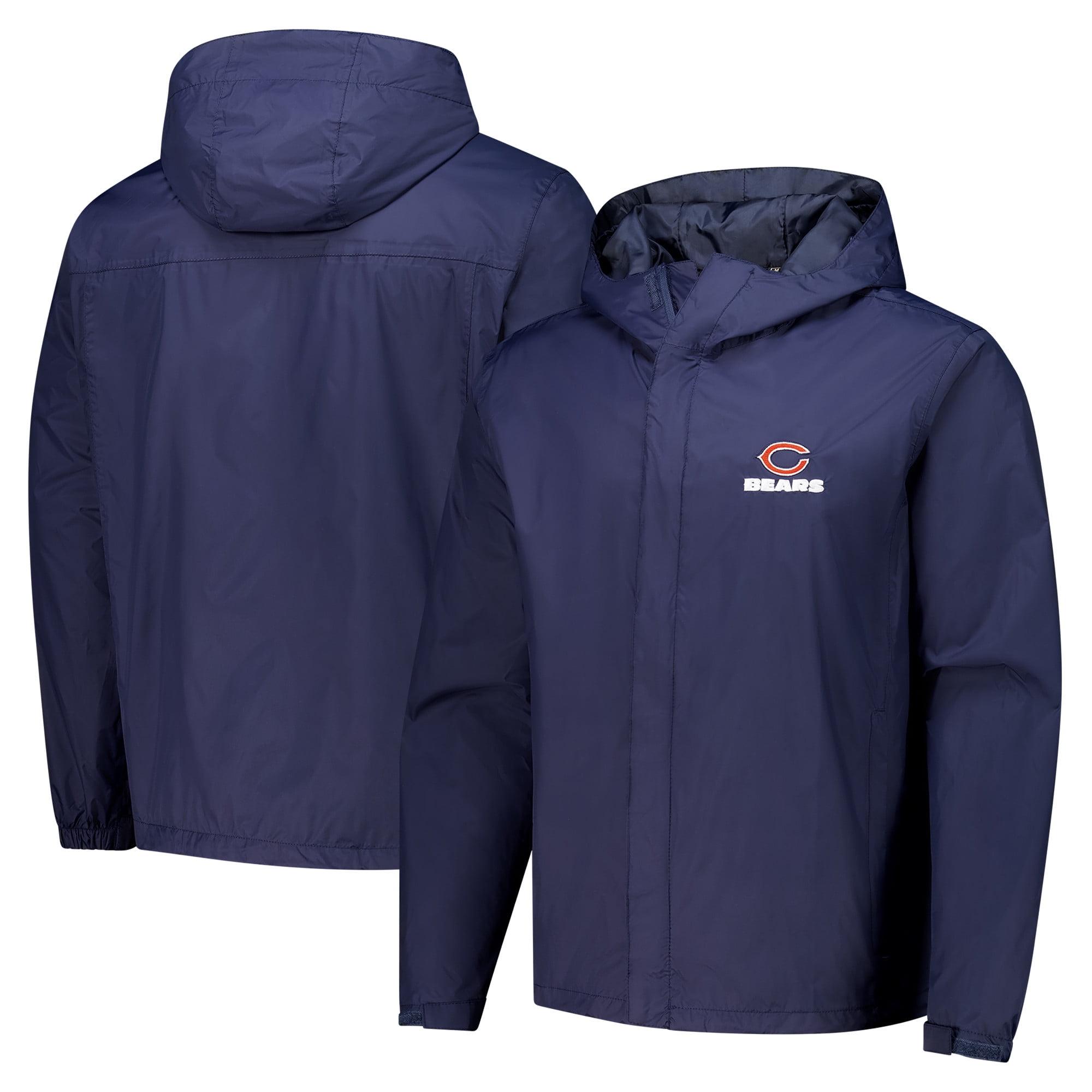 Men's Dunbrooke Navy Chicago Bears Tropic Waterproof Packable Full-Zip ...