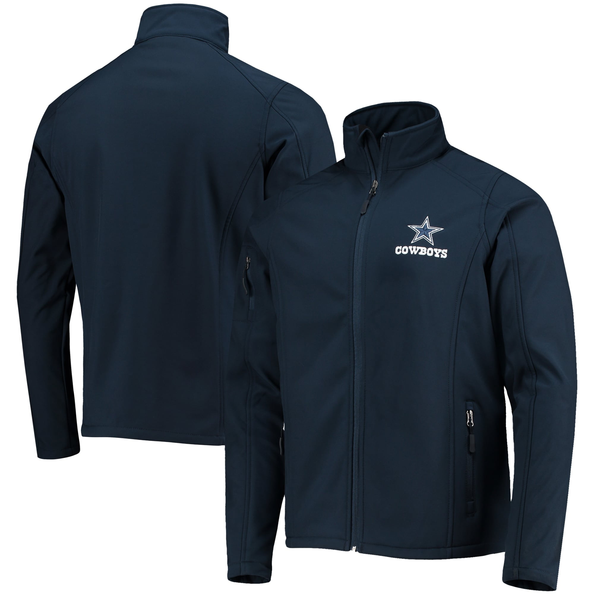 Men's Dunbrooke Navy Dallas Cowboys Sonoma Softshell Full-Zip Jacket ...