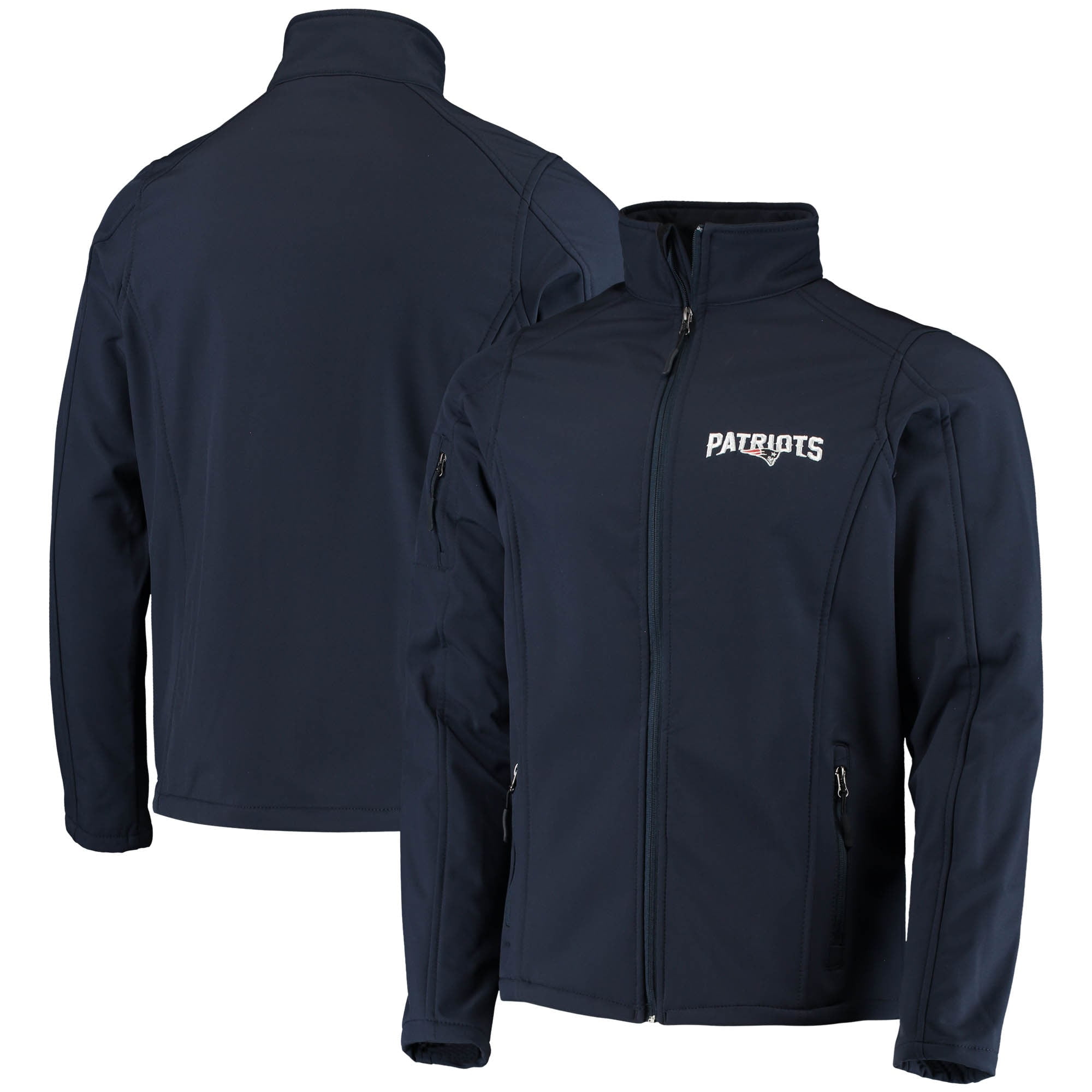Men's Dunbrooke Navy New England Patriots Sonoma Softshell Full-Zip ...
