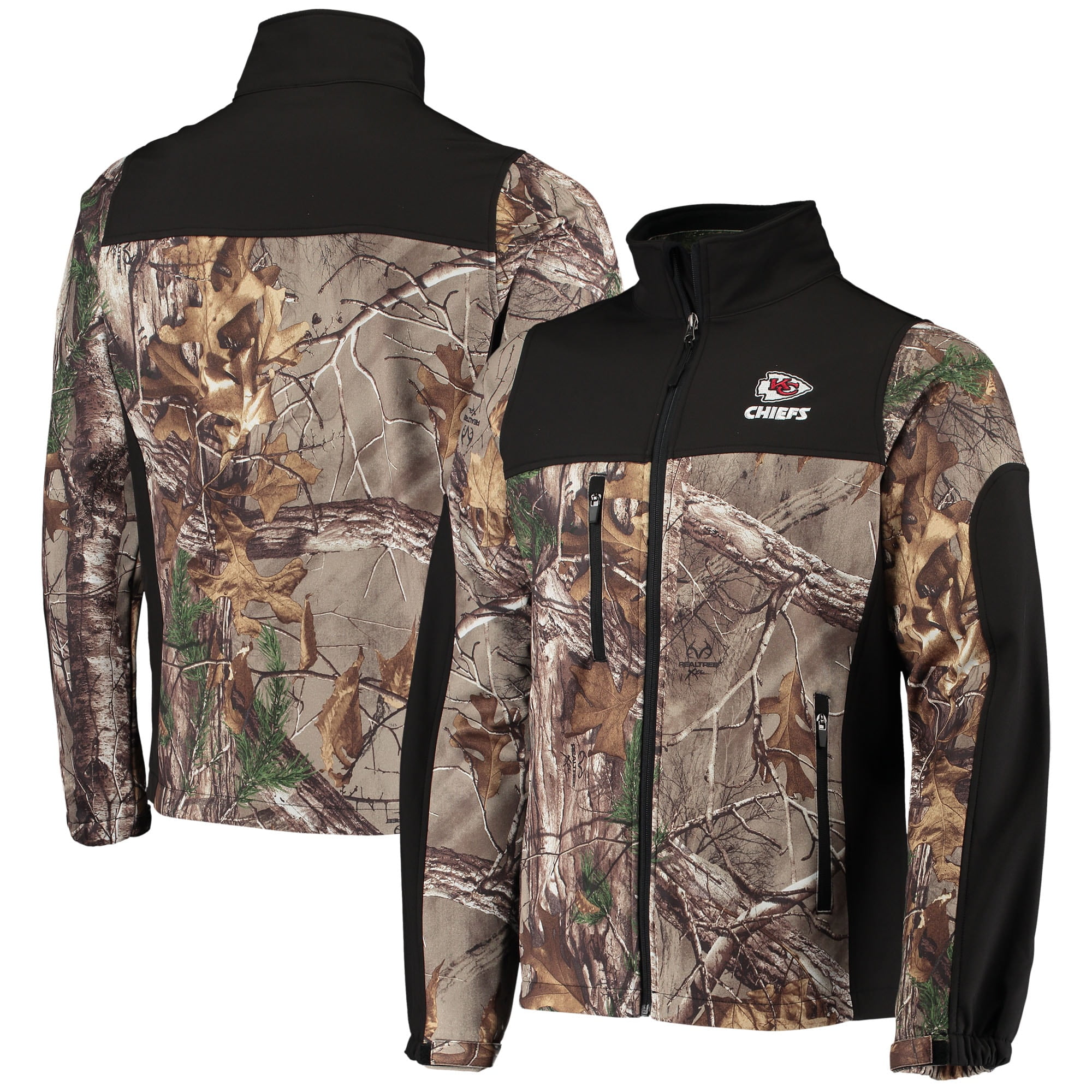 Men's Dunbrooke Realtree Camo/Black Kansas City Chiefs Circle Hunter ...